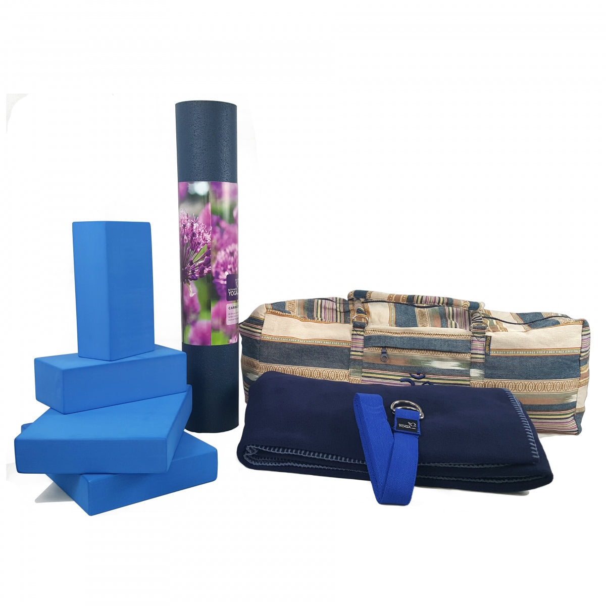 Complete Yoga Kit with 200cm EXTRA LONG Premier Studio Yoga Mat – Ruth ...